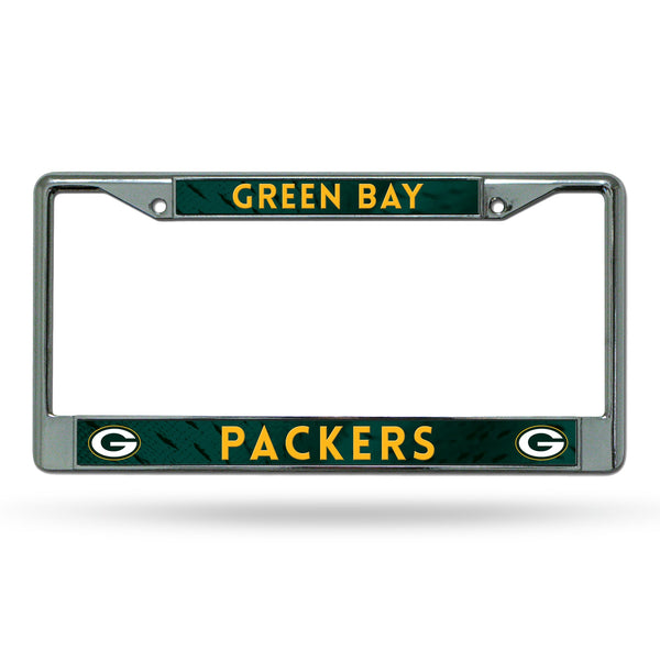 Green Bay Packers s License Plate Frame Chrome Printed Insert – Fan Shop HQ