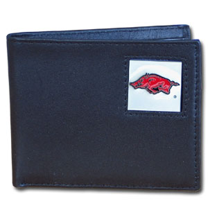 Arkansas Razorbacks Leather Bifold Wallet – Fan Shop HQ