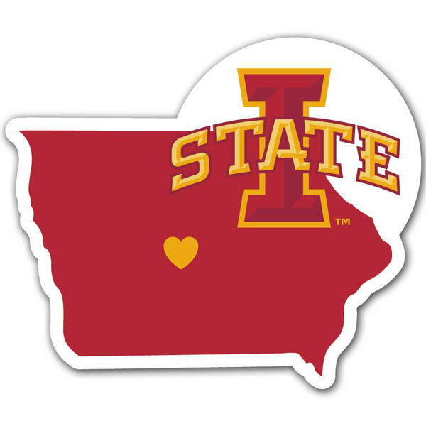 Iowa St. Cyclones Home State Decal – Fan Shop HQ