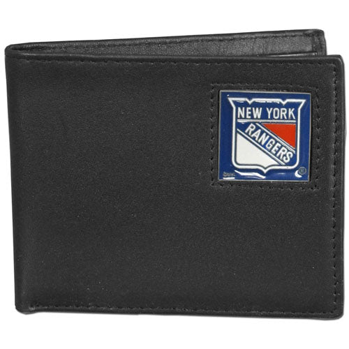 New York Rangers Leather Bi fold Wallet – Fan Shop HQ