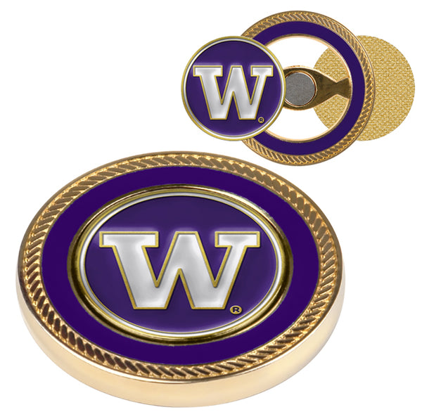 Washington Huskies Challenge Coin / 2 Ball Markers – Fan Shop HQ